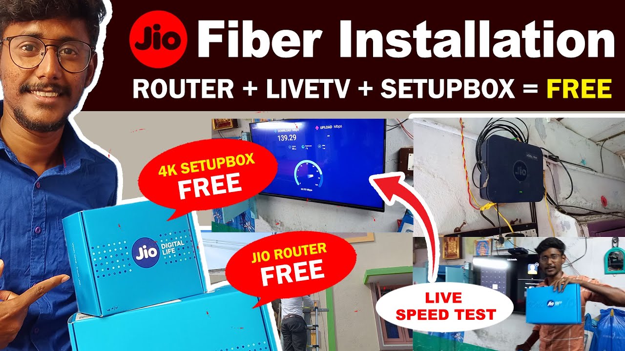 Jio Fiber Installation |Price Plans & SpeedJio Fiber Jio FREE Live TV ...