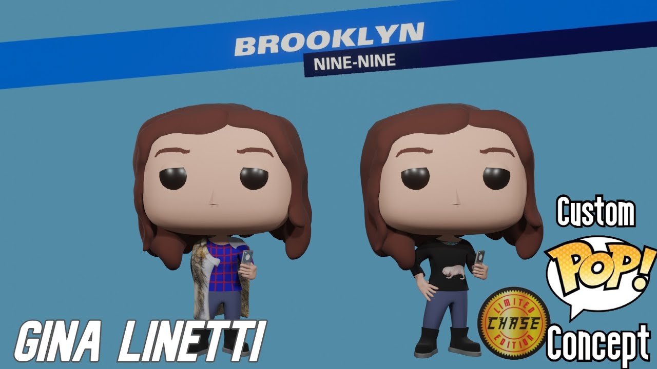 Gina Linetti Custom Funko Pop - Brooklyn Nine Nine - YouTube