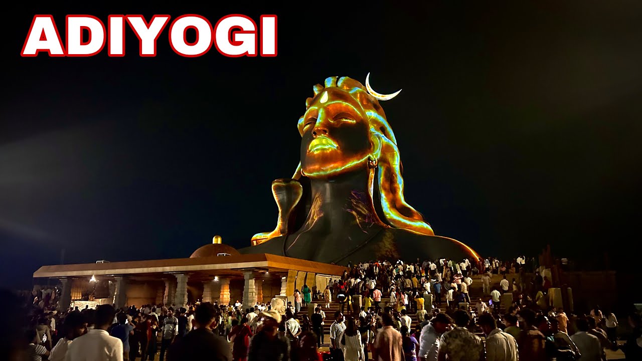Adiyogi Light Show | Isha Foundation Lihgt Show | Adiyogi Shiva Statue ...