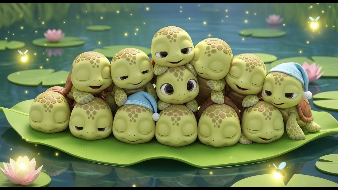 Ten Tiny Turtles Taking a Nap 🐢💤🔢 | Counting Song for Kids | Learn Numbers 1–10 - YouTube