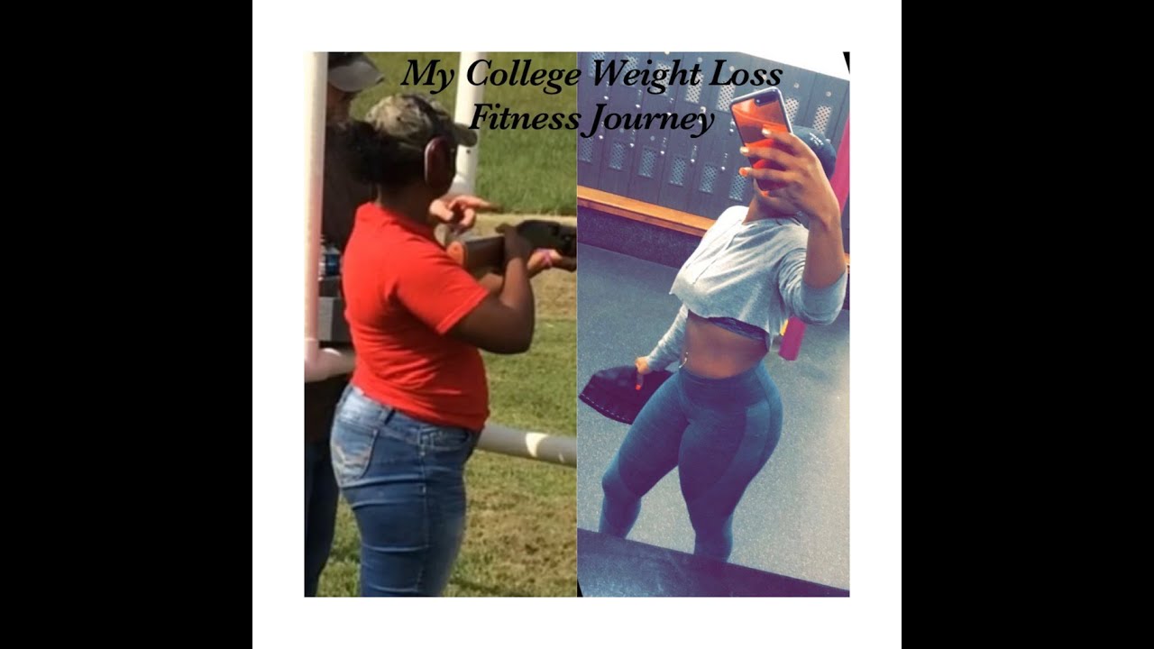 My Weight Loss Fitness Journey for College Students - YouTube