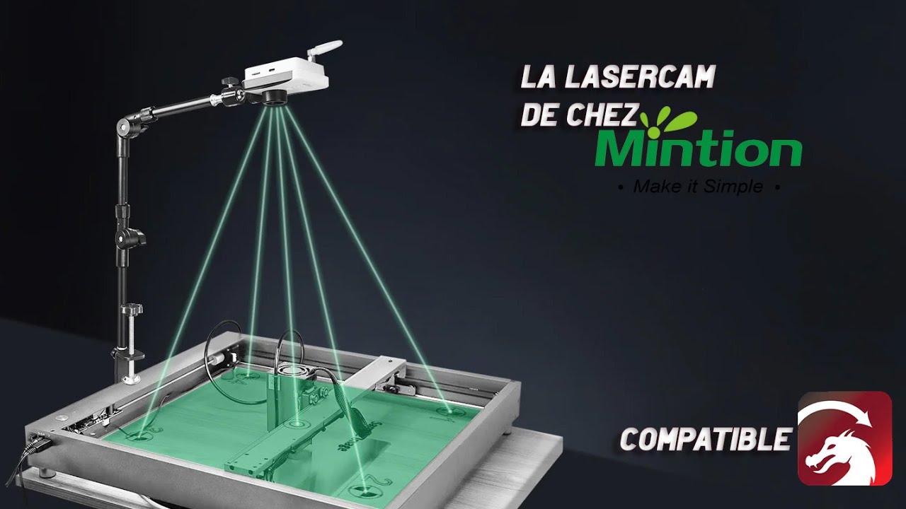 Test de La LaserCam de chez Mintion - compatible Lightburn - YouTube