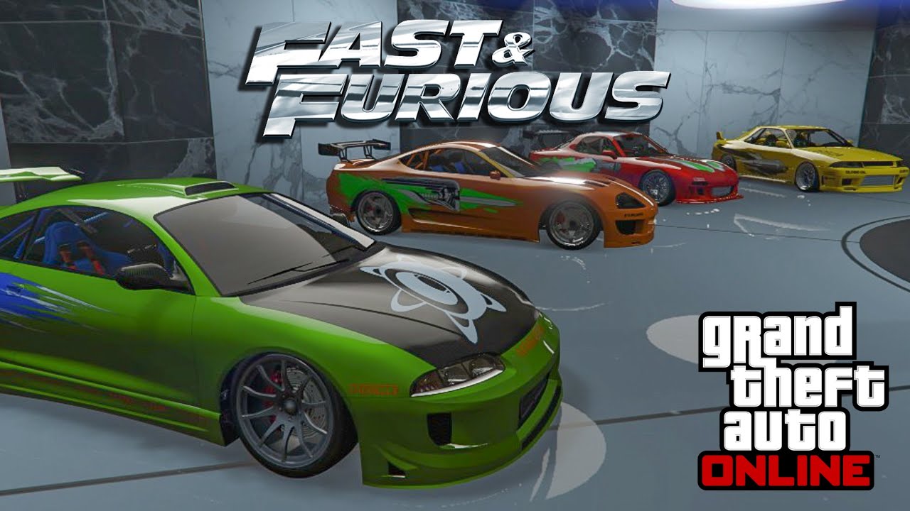 FULL Fast & Furious Garage Tour 18 Cars - GTA ONLINE - YouTube