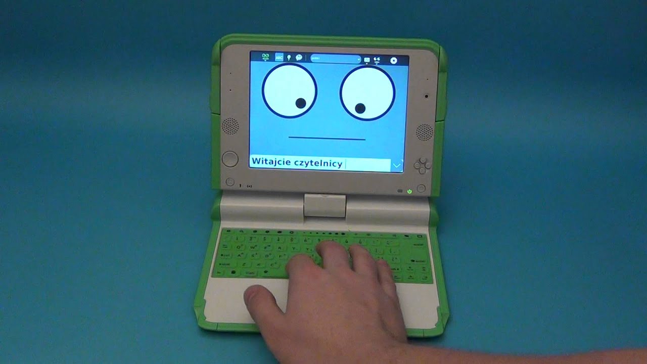 Test laptopa OLPC XO-1.5 - YouTube