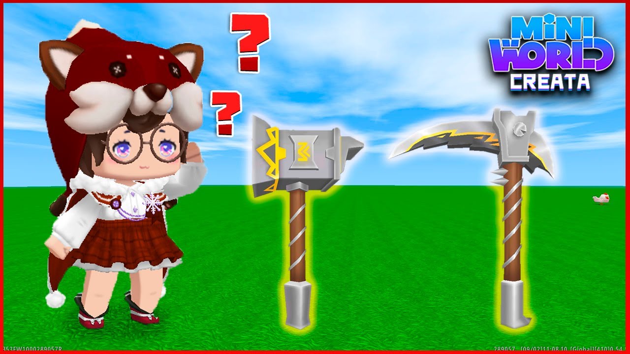 Mini World Survival #12 - ARMAS DE TITÂNIO SÃO MELHORES? FOICE E ...