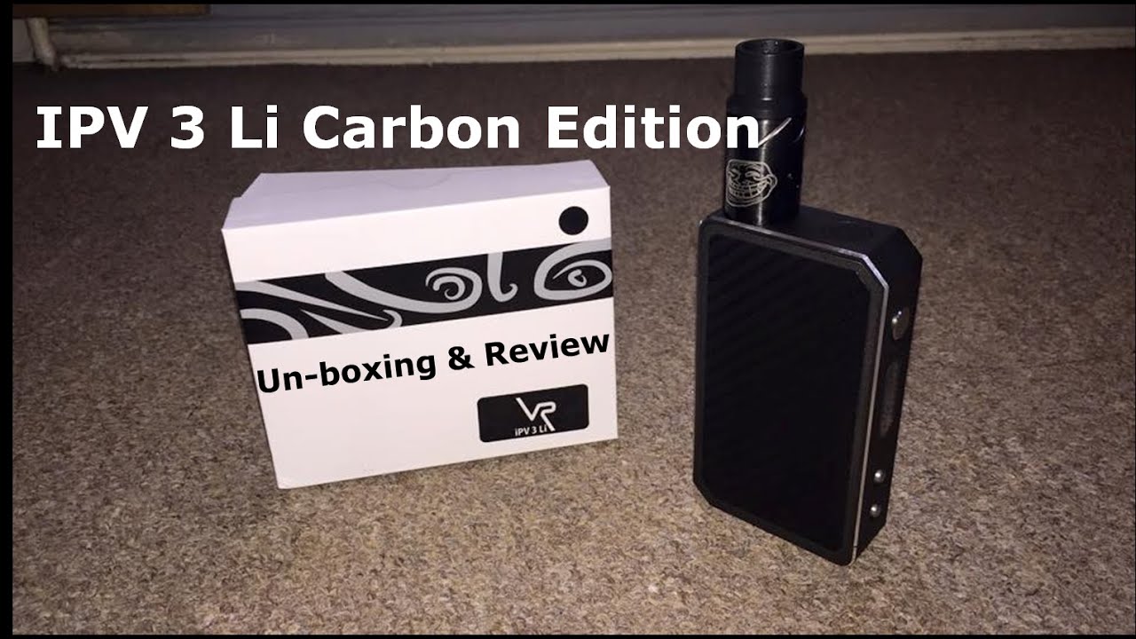 IPV3 Li 200w CARBON EDITION Review - YouTube