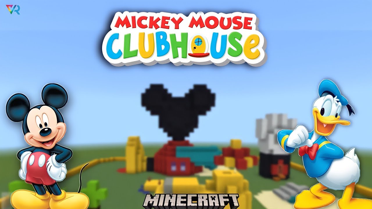Mickey Mouse ClubHouse In Minecraft - YouTube