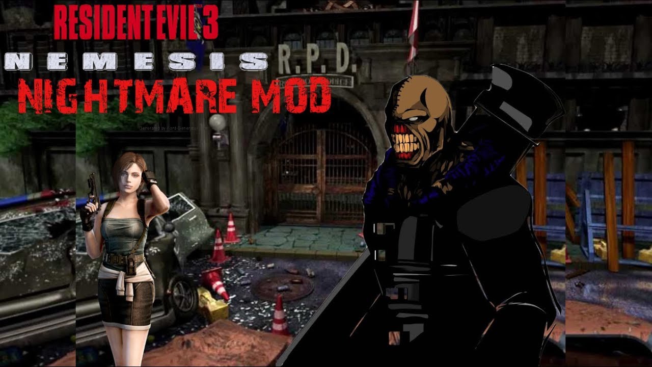 Resident Evil 3: Nemesis - NIGHTMARE MOD - PC - YouTube