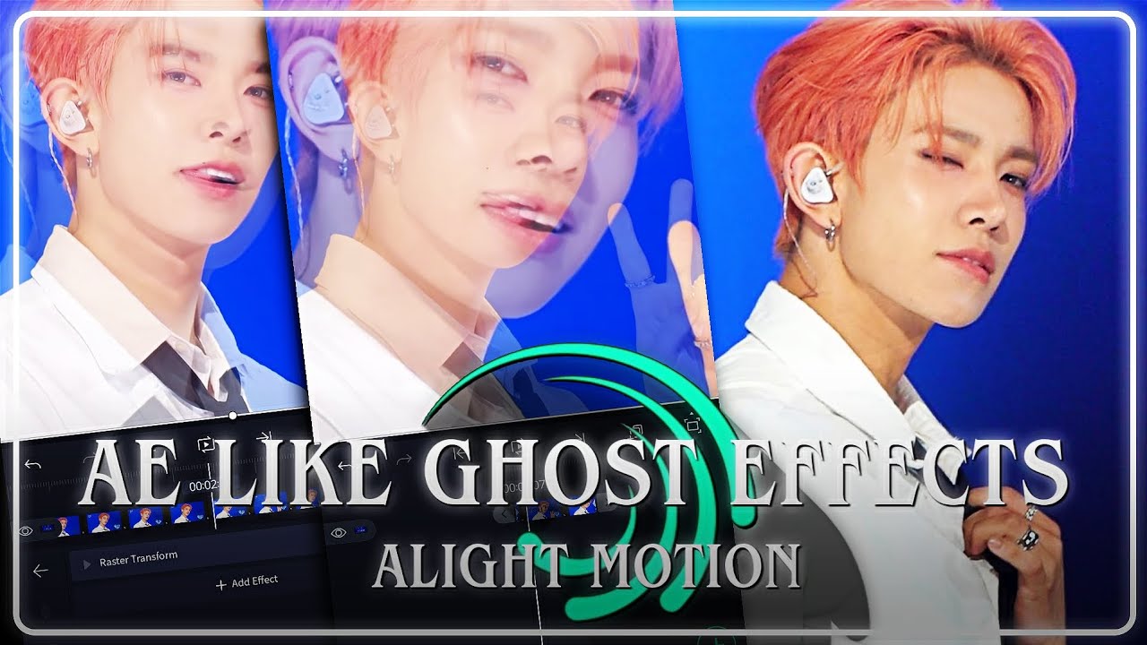 3 AE LIKE GHOST EFFECTS ALIGHT MOTION TUTORIAL#alightmotiontutorial #heeseung #enhypen #kpop ...
