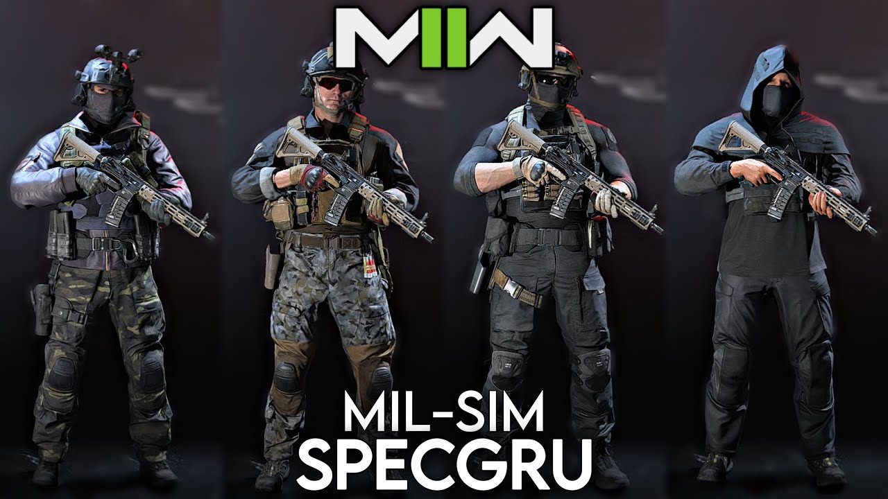Every SpecGru Mil-Sim Operator Skin - Call of Duty Modern Warfare 2 ...