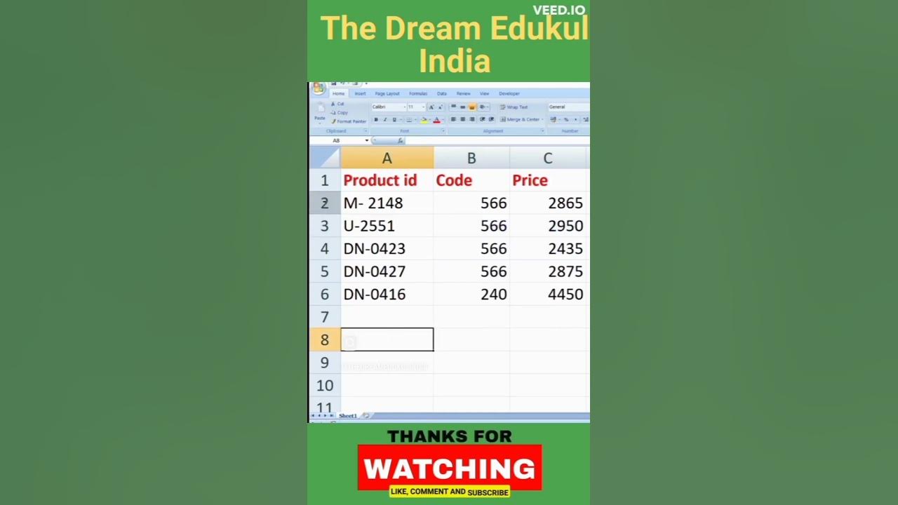How To Insert Blank Row After Every Single Row Exceltricks Exceltips Excelhacks Excel