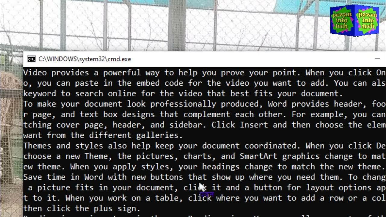 type command part 2 - YouTube