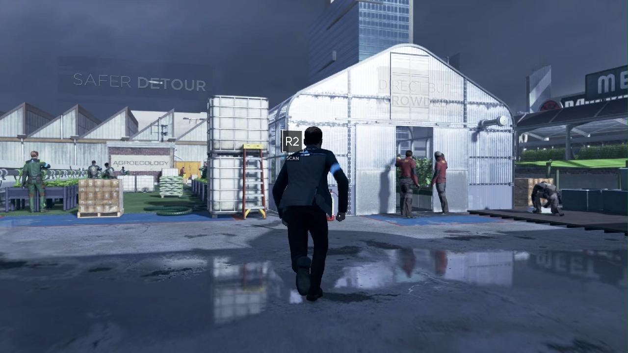 Detroit: Become Human connor chase - YouTube
