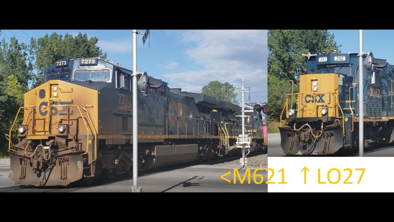 WATERTOWN NY CSX M621 8 28 24 LO 27 8 29 24 - YouTube