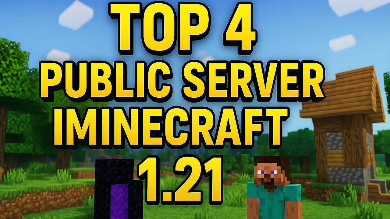 Best 4 Minecraft Public Servers for All Players 😍 - YouTube