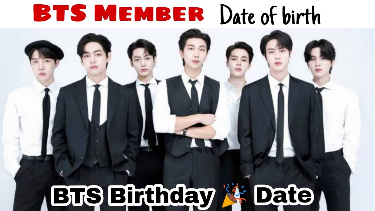 BTS Member का Date Of Birth क्या हैं 🎂🤯 l BTS Birthday Date l #bts # ...
