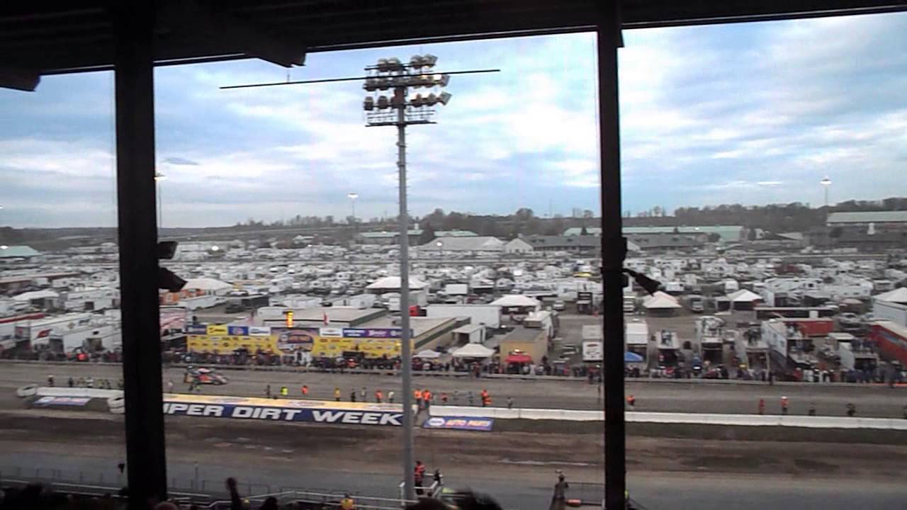Super Dirt Week XLII-Syracuse 200-Final Restart - YouTube
