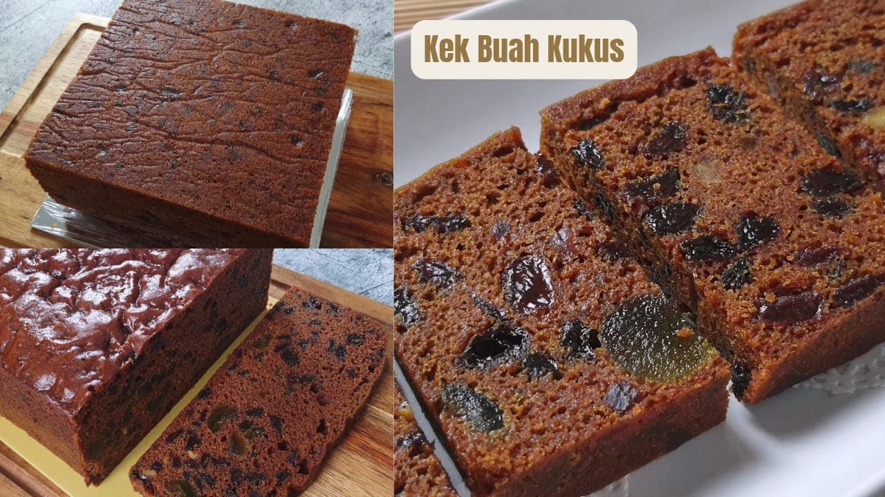 Kek Buah Kukus Moist | Moist Steamed Fruit Cake - YouTube