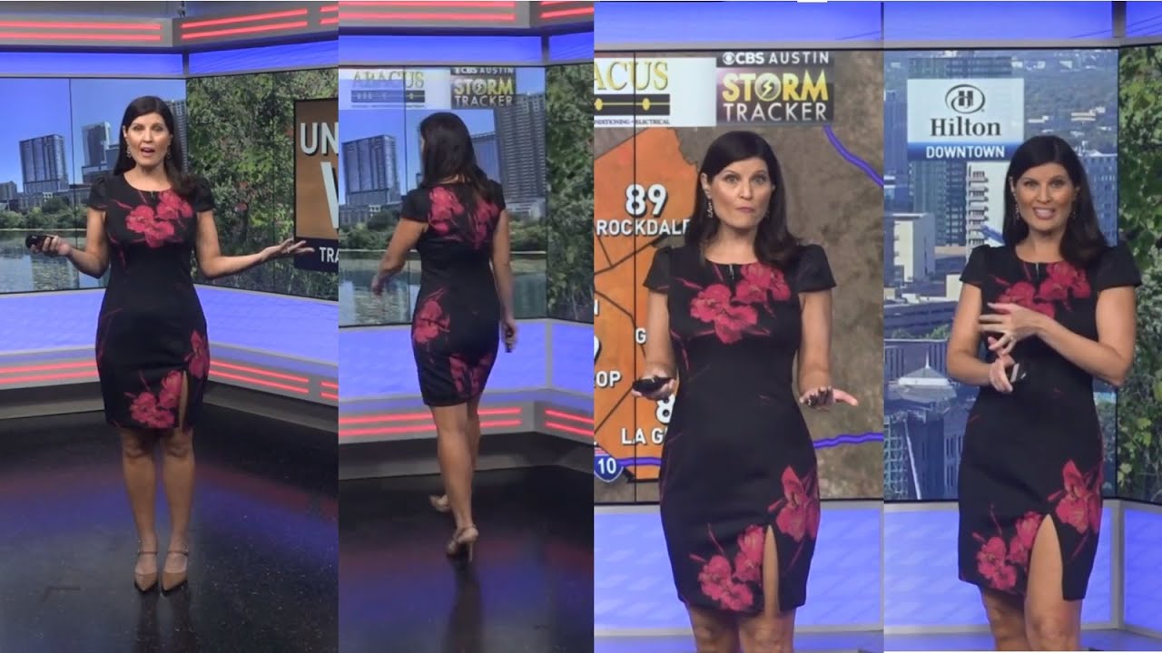 Chikage Windler with the Storm Tracker and Weather forecast for CBS ...