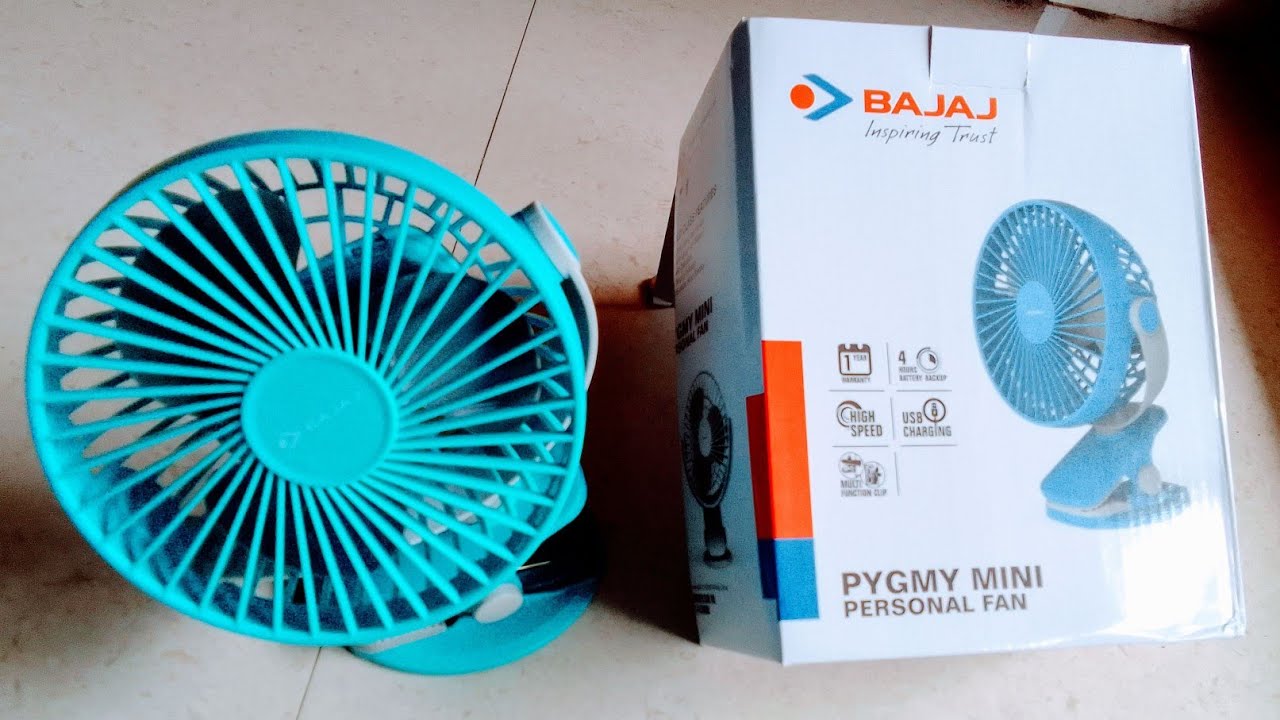 Buying New Fan for Aadhya || Bajaj Pygmy Mini Personal Fan Unboxing ...