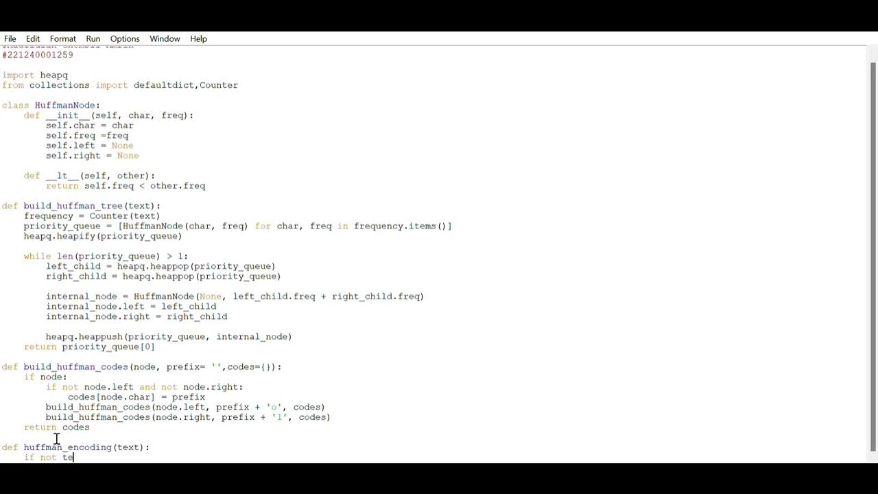 Tutorial Penggunaan Algoritma Huffman dengan Python - YouTube