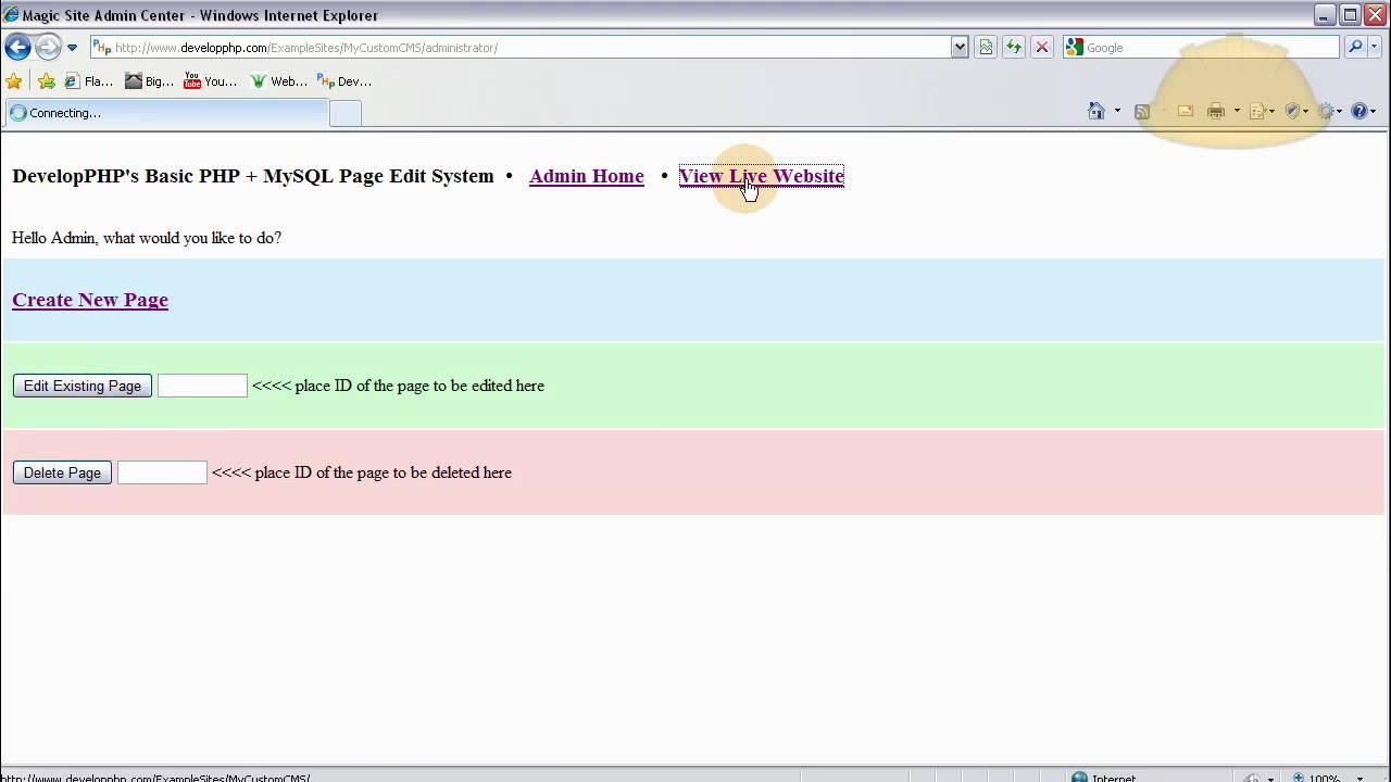 Part 7: How to Build PHP and MySQL CMS Website Software - YouTube