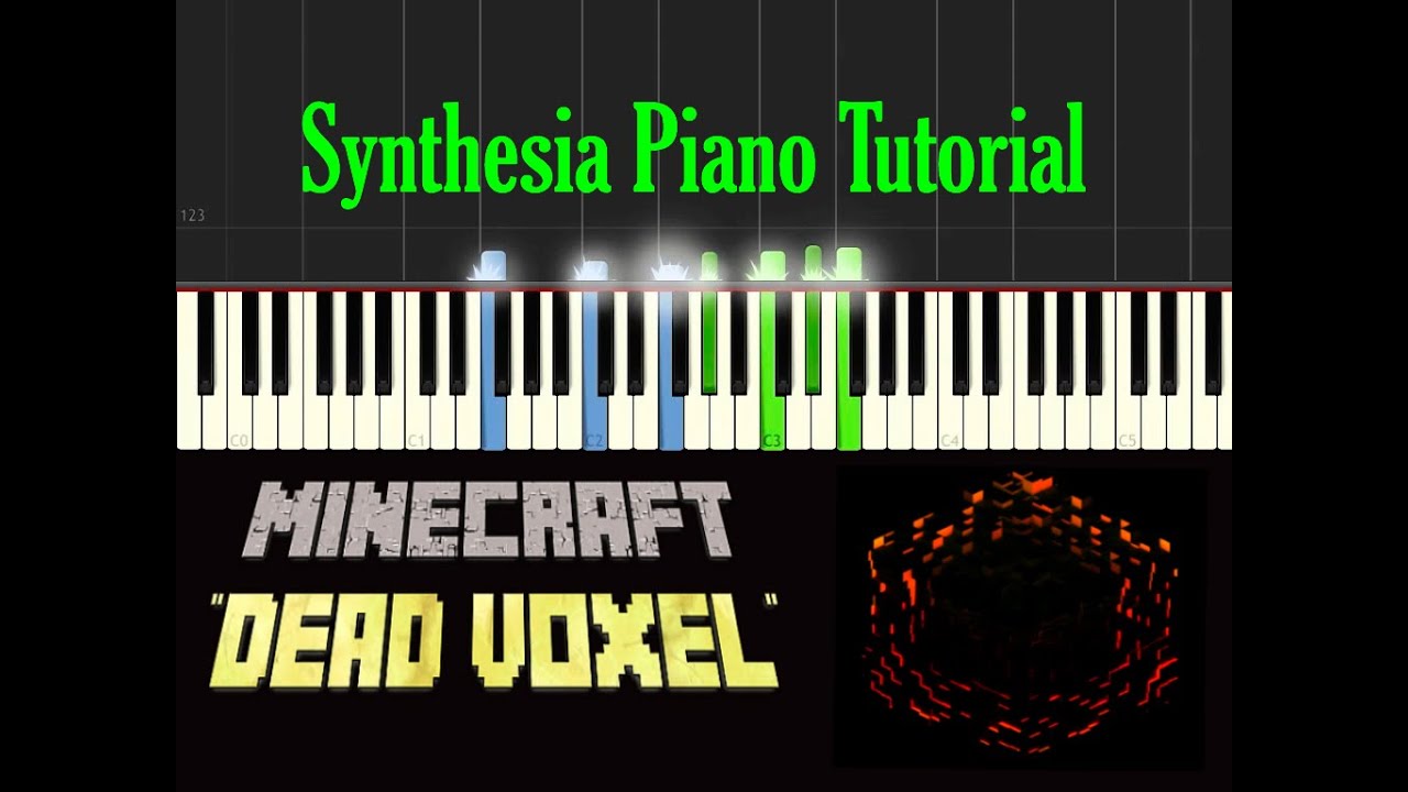 Minecraft piano tutorial - Dead Voxel - YouTube