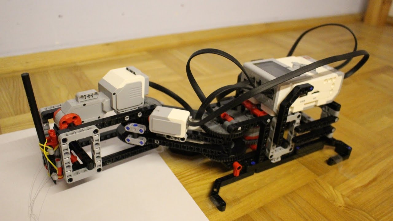 Lego drawing machine - YouTube