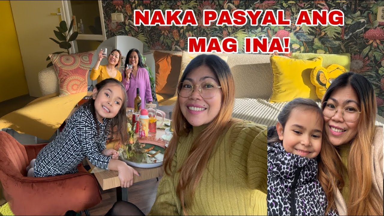 NAKA PASYAL ANG MAG INA KASAMA ANG BAGONG PINAY NA KAIBIGAN SA BAHAY NI ...