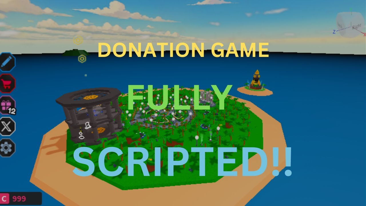 Donation Game | Fully Scripted | Pls Donate - YouTube