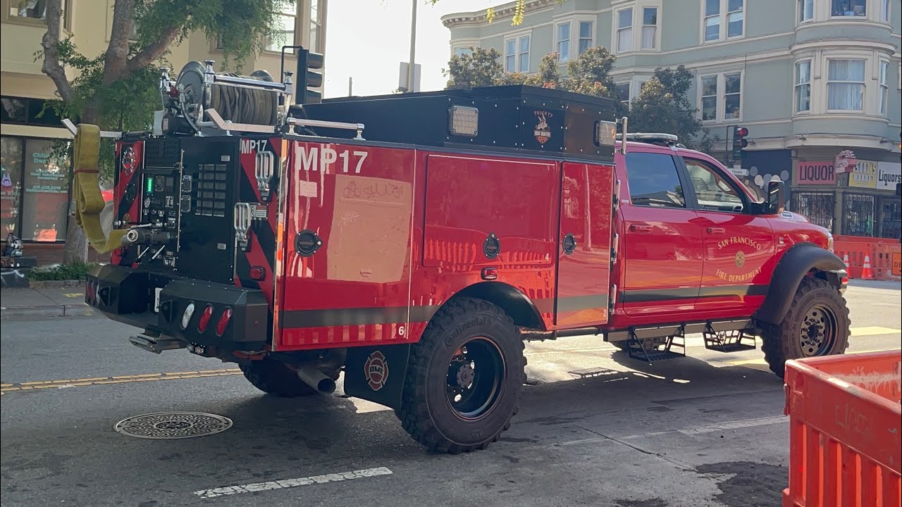 San Francisco Fire Dept. Mini Pumper 17 Returning - YouTube