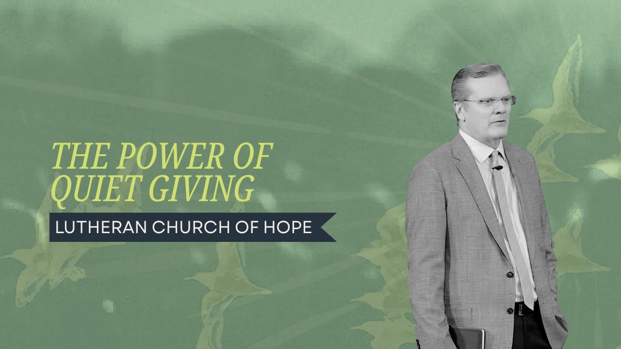The Power Of Quiet Giving | Mike Housholder | 2.8.26 - YouTube