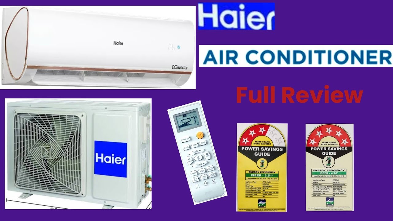Haier air conditioner new model HSU18K-pyg3be1 || haier ac full review ...