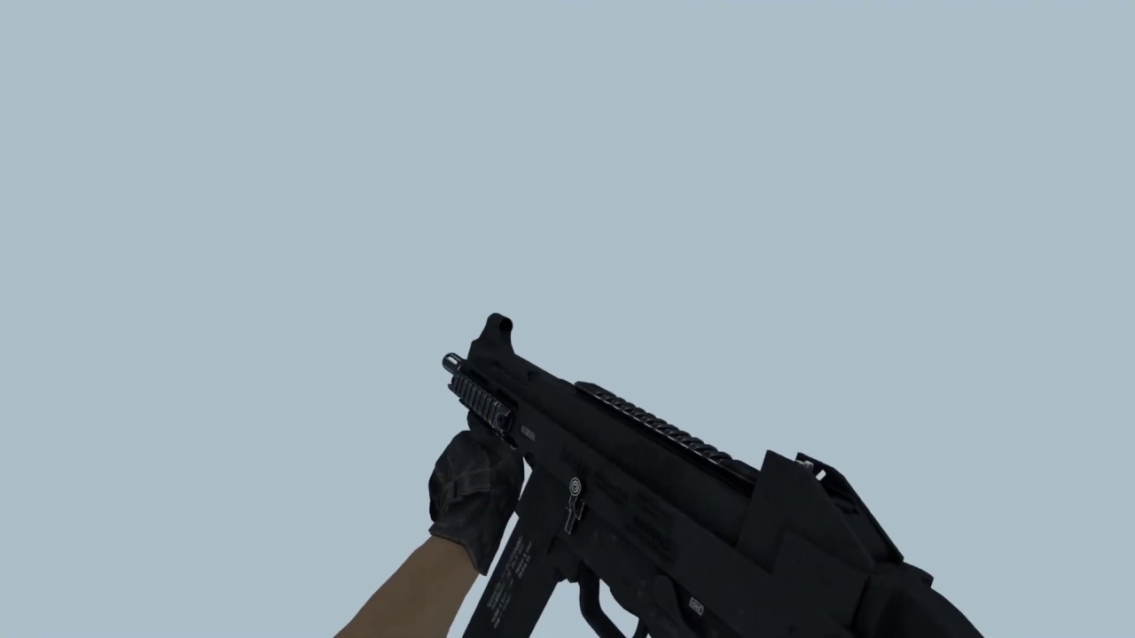UMP 45 animation made with blender - YouTube