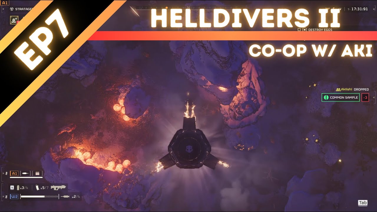 Let's Play HELLDIVERS 2 (Co-Op W/ Aki [BLIND]) - Episode 7 - YouTube