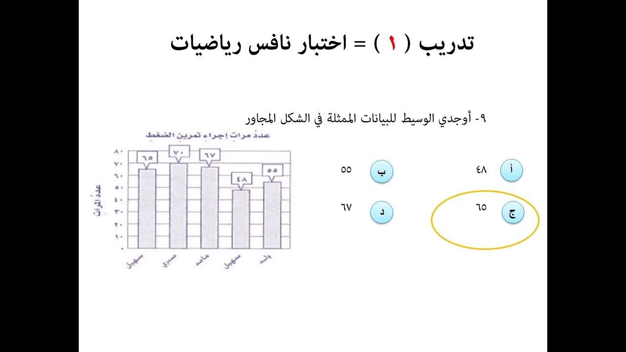 تدريب اختبار نافس رياضيات الصف السادس 1 Youtube