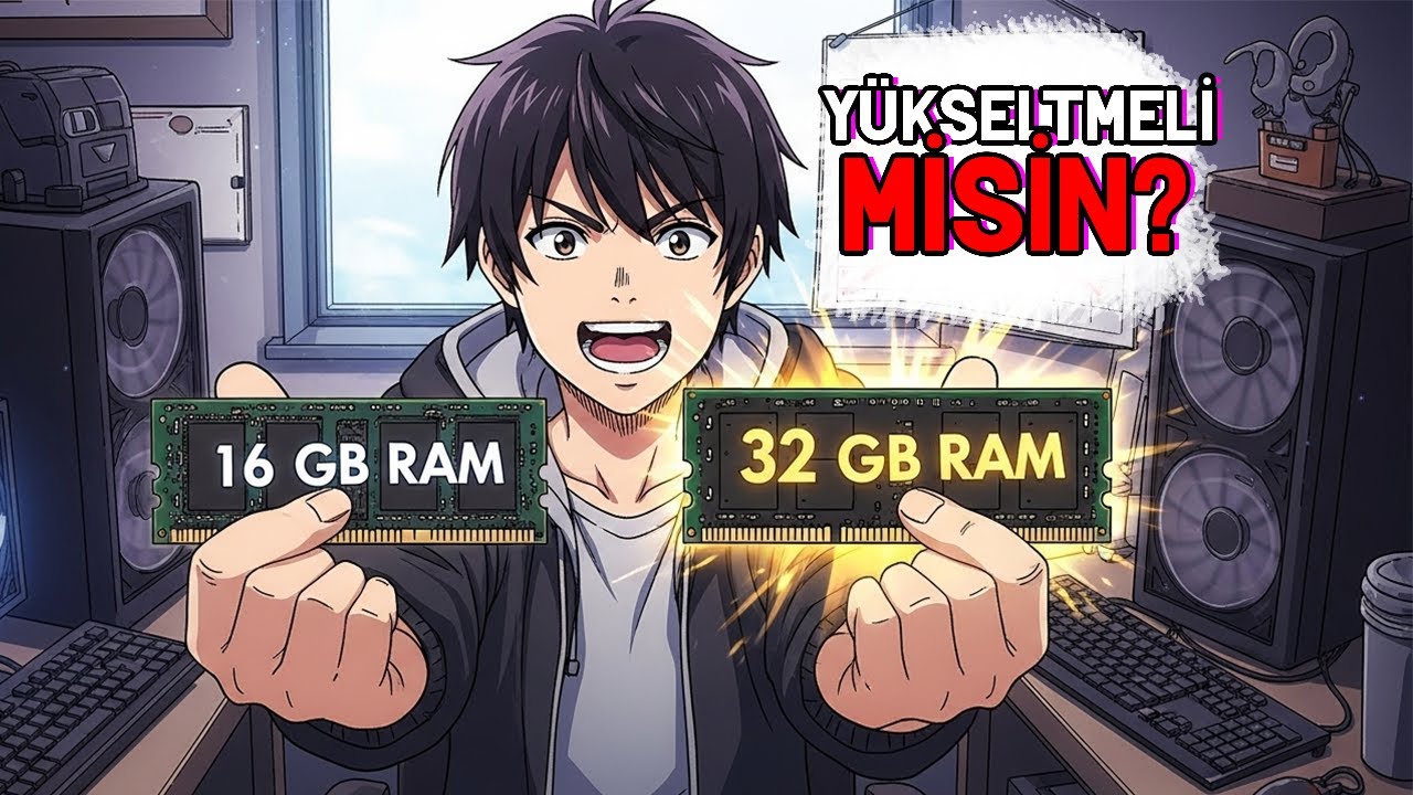 🔥 16 GB RAM’den 32 GB’a Geçmek ŞART MI? Yoksa PARAN ÇÖP MÜ OLUYOR? #RAM ...