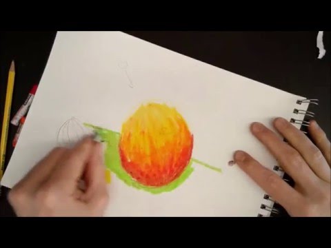 Oil Pastel Sphere Demo - YouTube