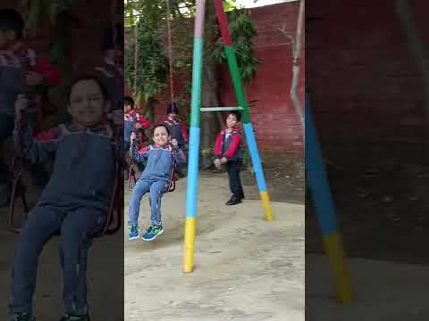 Class I st students having fun on swings ️ - YouTube