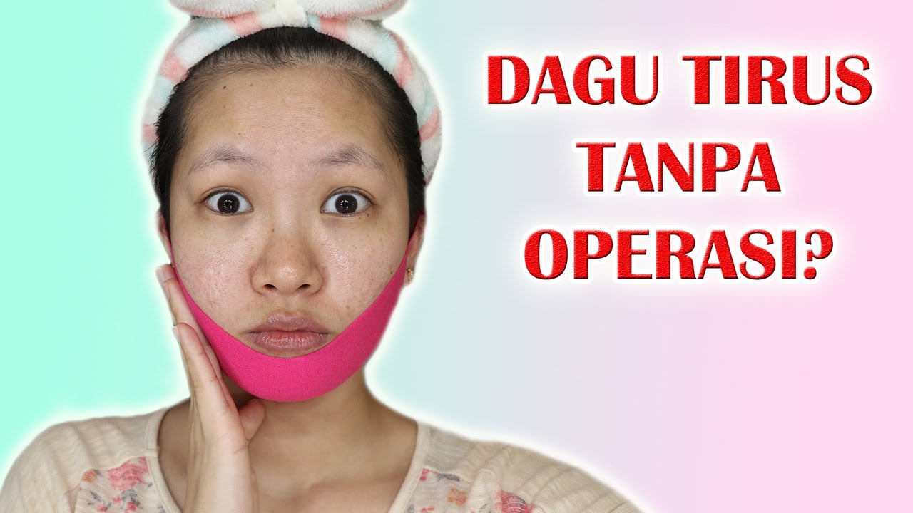 DAGU TIRUS TANPA OPERASI HANYA DENGAN V SHAPE MASK, BENERAN BISA? - YouTube