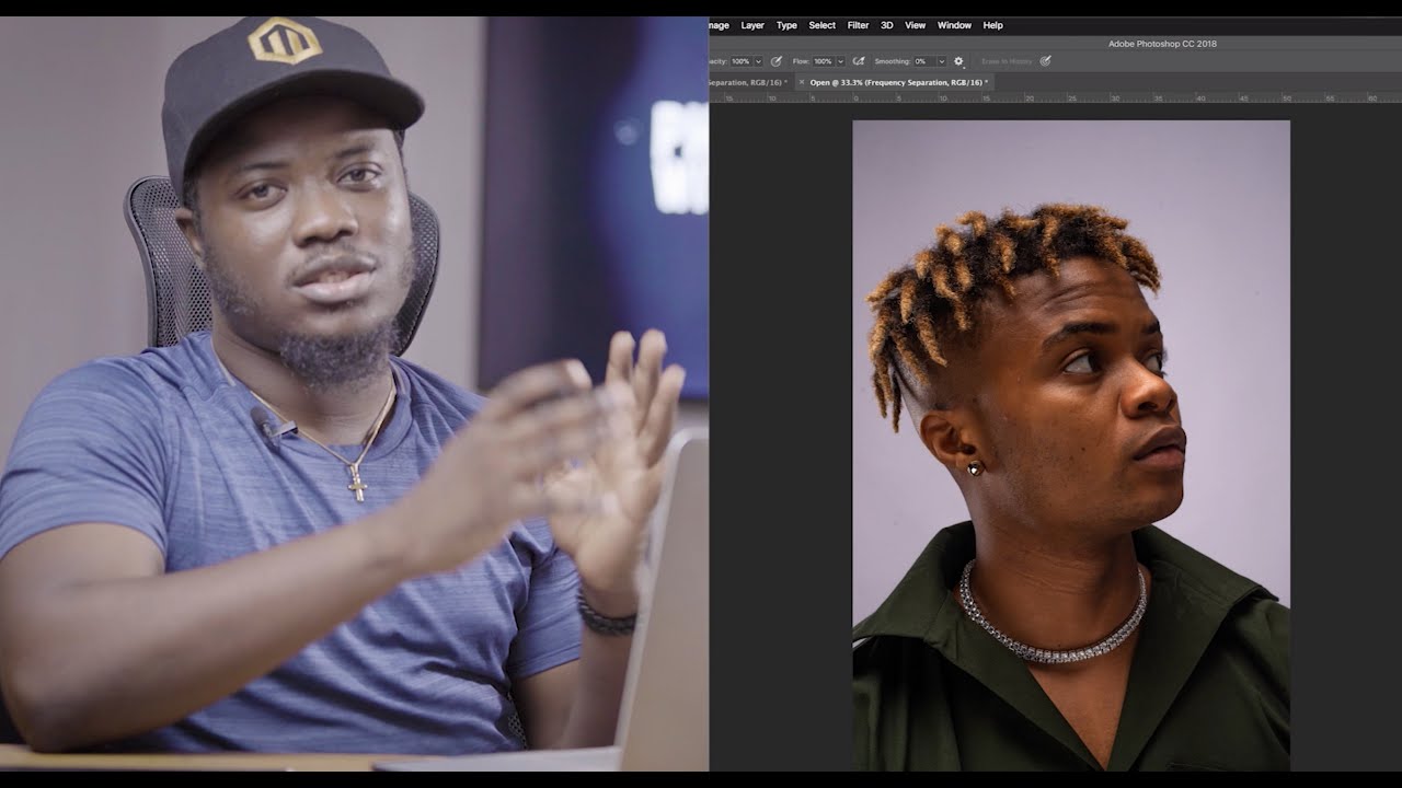 RETOUCHING CRAYON'S (MO' BAD) PORTAIT. - YouTube