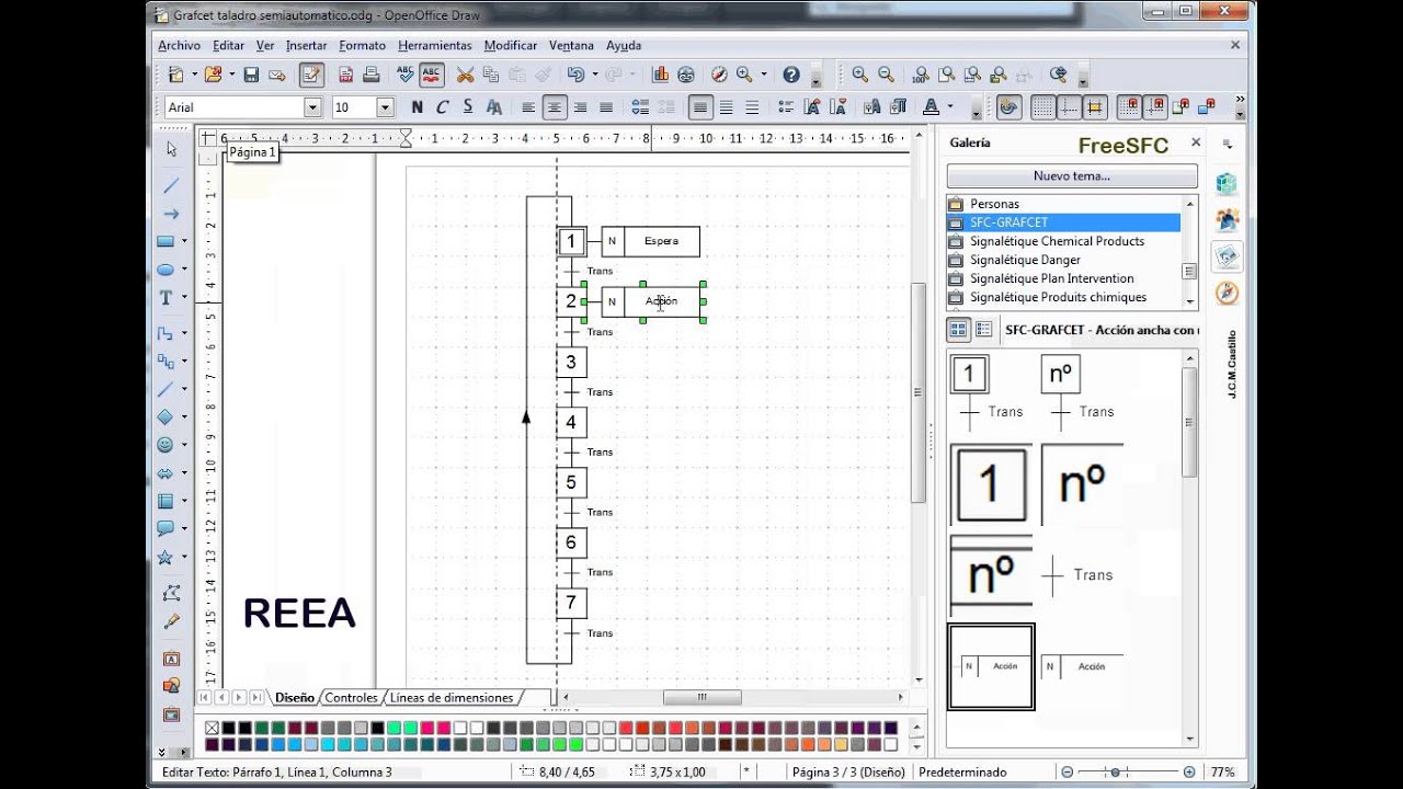 Freesfc 1 Grafcet De Secuencia única Youtube