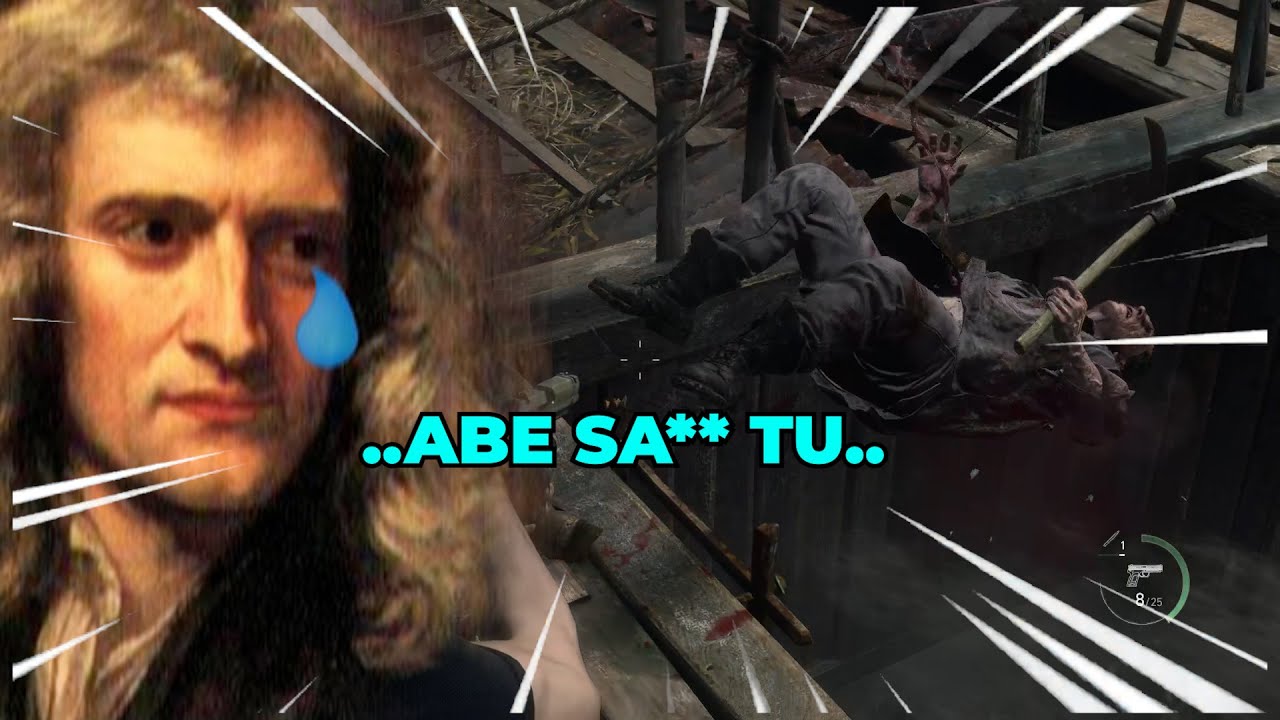 Playing This Game With Newton Touching Physics | Resident Evil 4 Remake ...