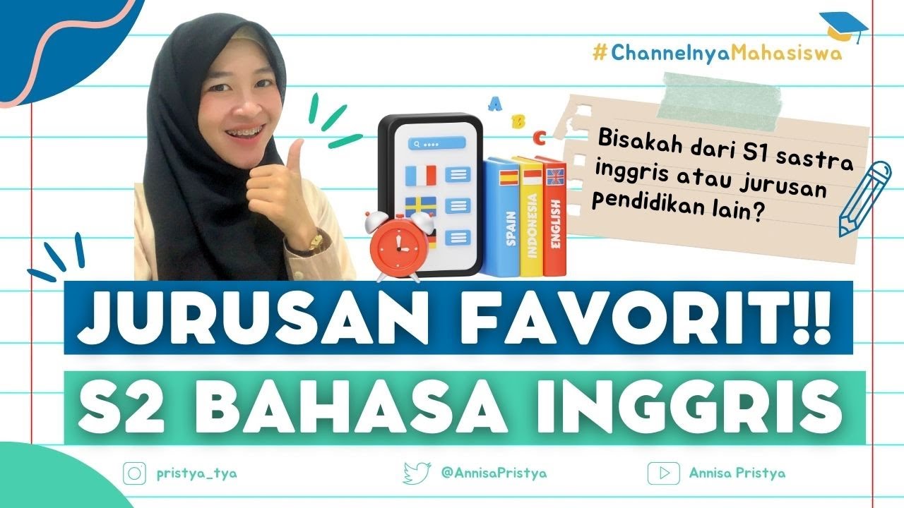 10 Prodi S2 Pendidikan Bahasa Inggris di Indonesia - YouTube