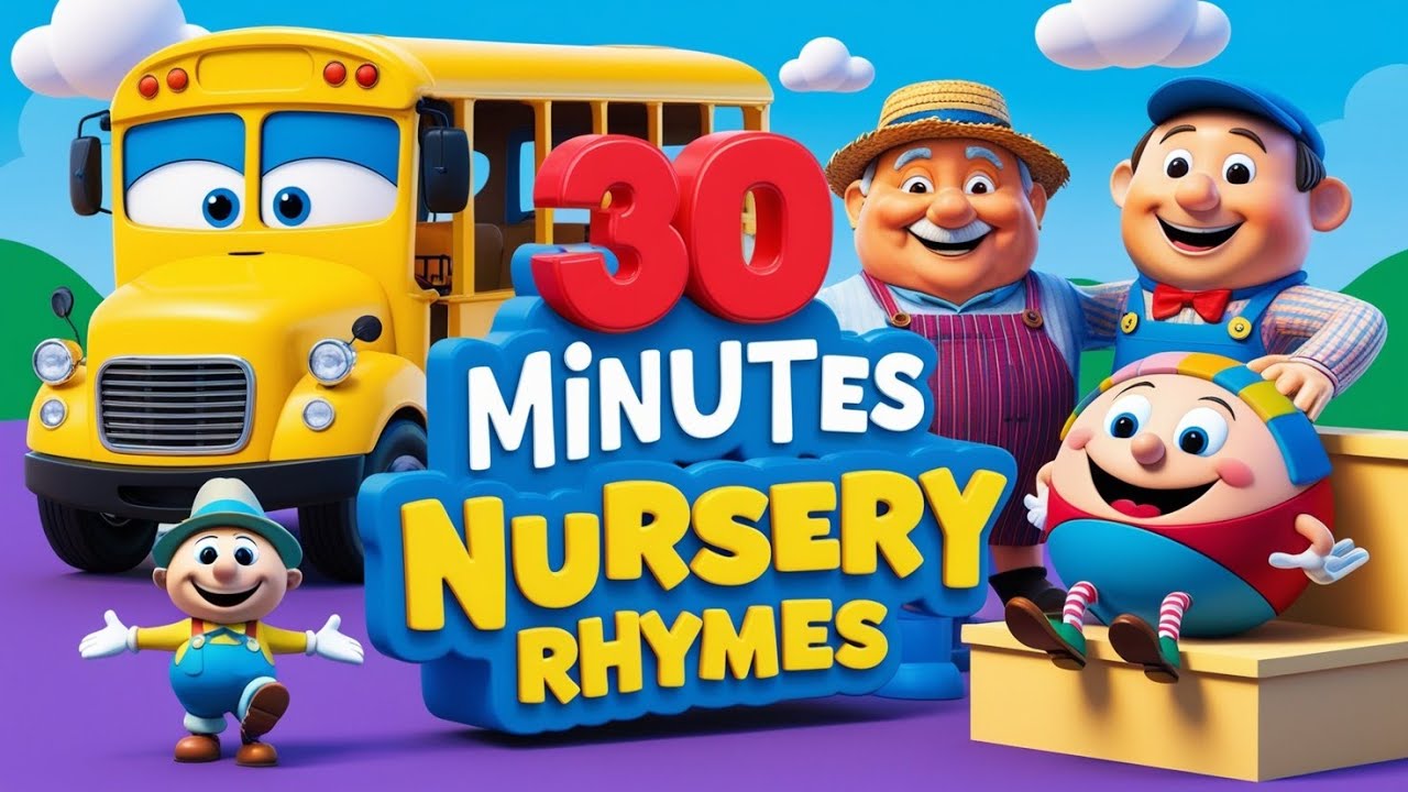 30 Minutes Nursery Rhymes Loop | Poems & Kids Songs Collection | Jolly ...