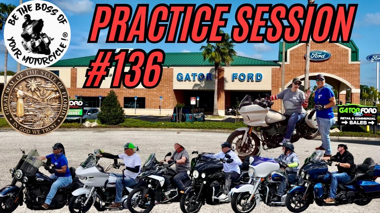 Practice Session #136 - FLORIDA - Advanced Slow Speed Motorcycle Riding ...