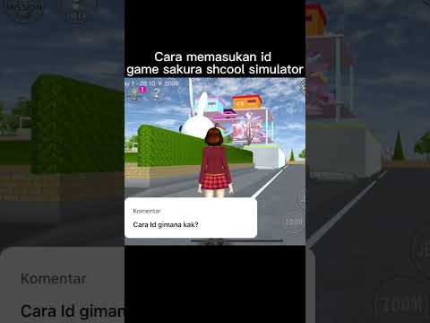 Cara memasukan ID || Sakura School Simulator