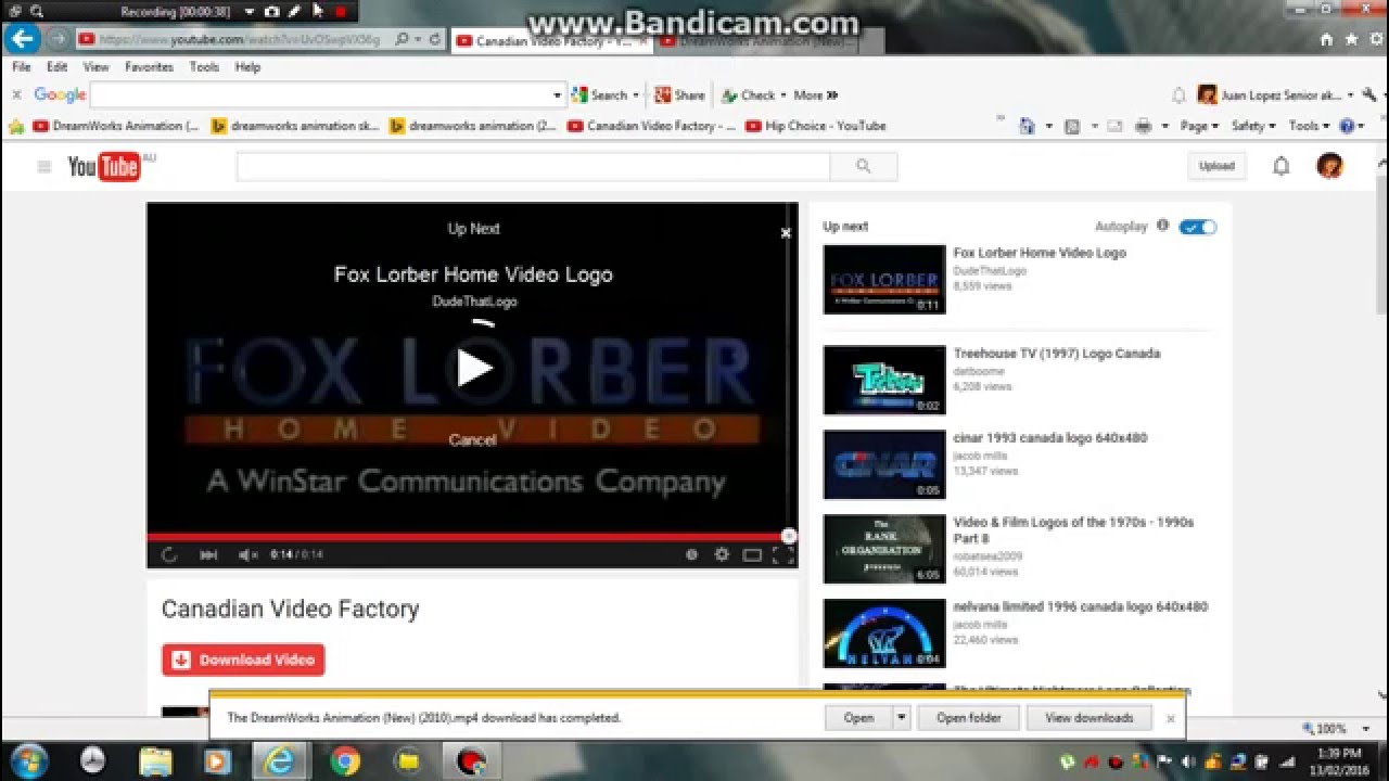 Canadian Video Factory "CVF of Doom" logo with 2010 Dreamworks ...