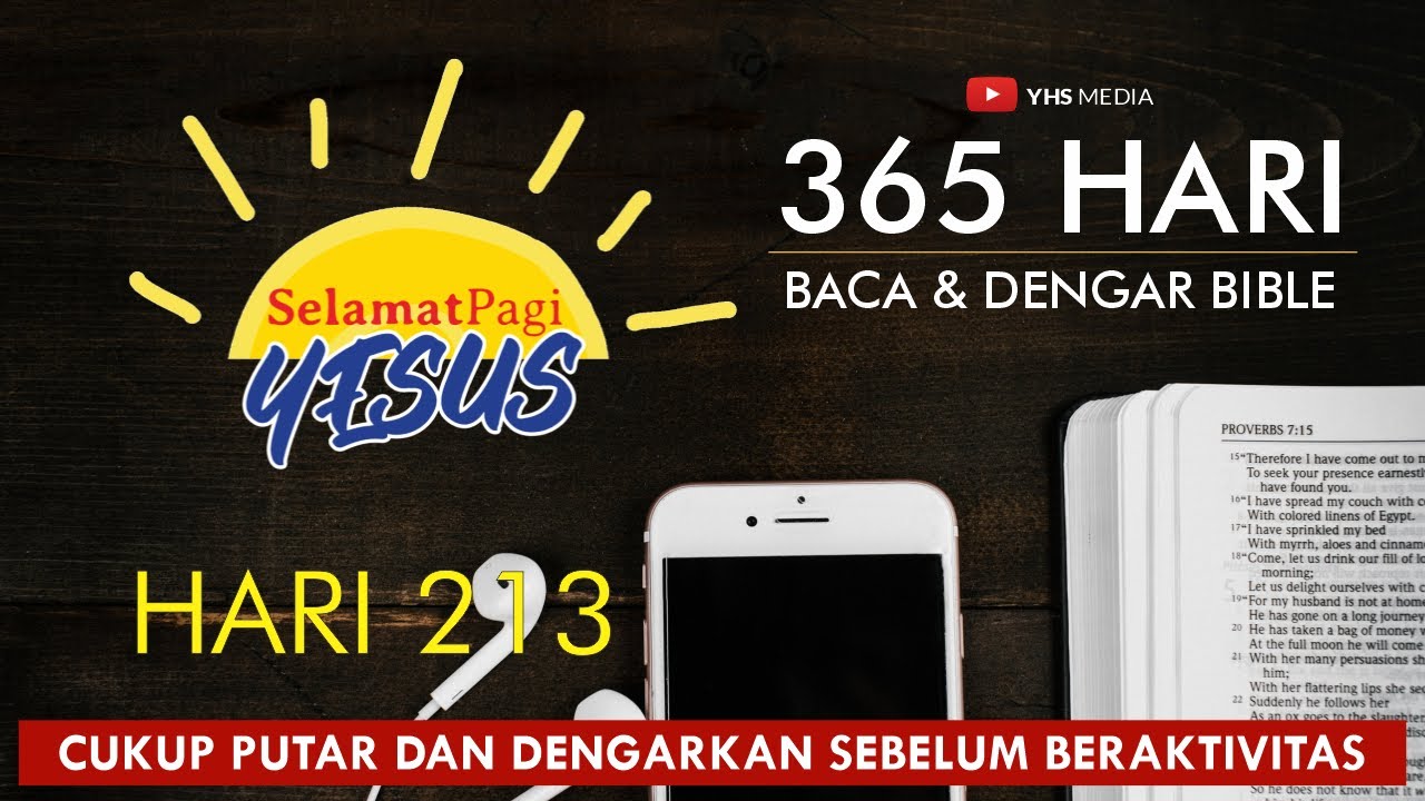 SELAMAT PAGI YESUS: DAY 213 (Ayub 12-13, Wahyu 5) - YouTube