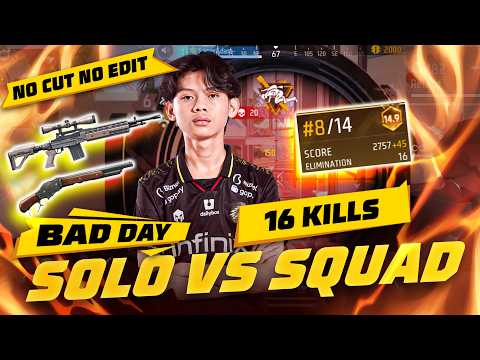 🔥16 KILLS : SOLO VS SQUAD [INDONESIA SERVER] 🇮🇩